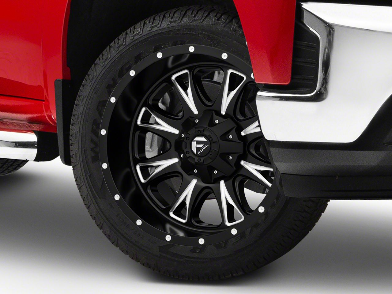 Fuel Wheels Silverado 1500 Throttle Matte Black Milled 6-Lug Wheel ...