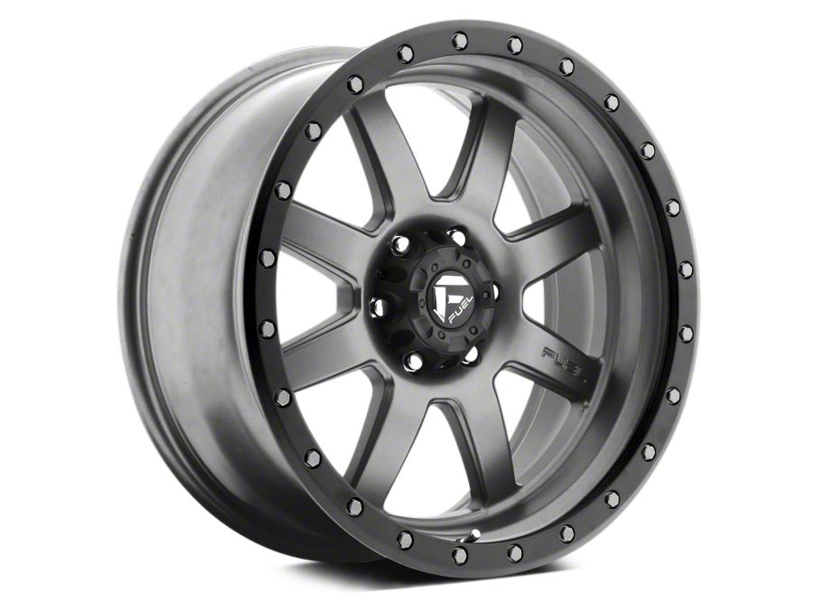 Fuel Wheels RAM Trophy Anthracite w/ Black Ring 5-Lug Wheel - 20x9 ...