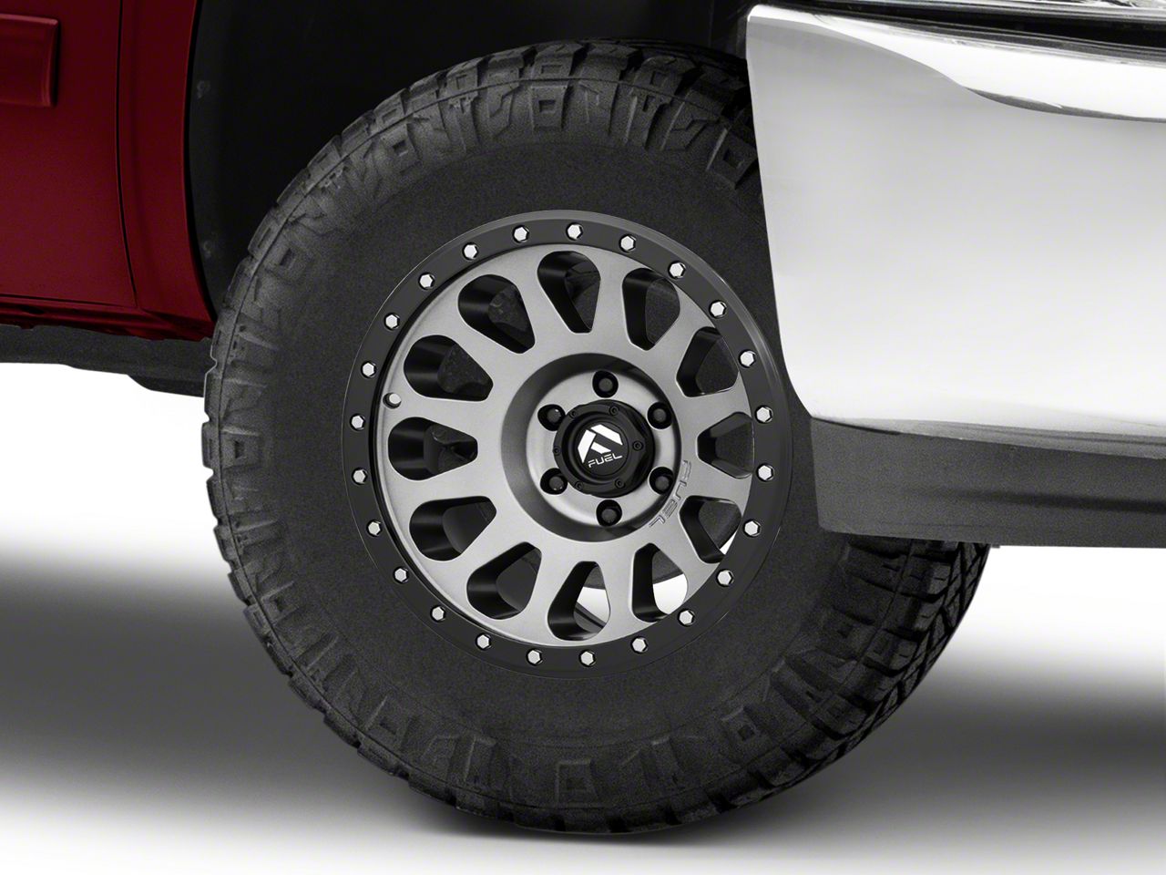 Fuel Wheels Silverado Vector Gun Metal 6-Lug Wheel - 17x9; -12mm Offset ...