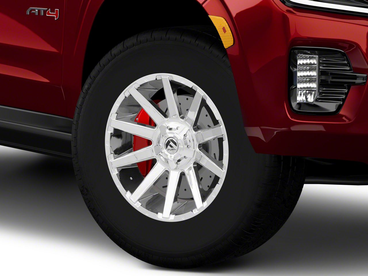 Fuel Wheels Yukon Contra Chrome 6-Lug Wheel; 18x9; -12mm Offset ...