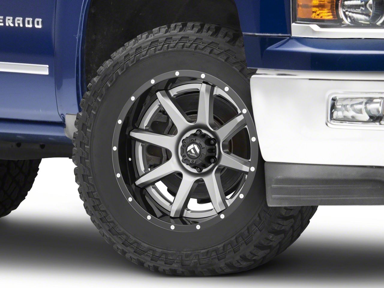 Fuel Wheels Yukon Rampage Gun Metal 6-Lug Wheel; 20x10; -19mm Offset ...