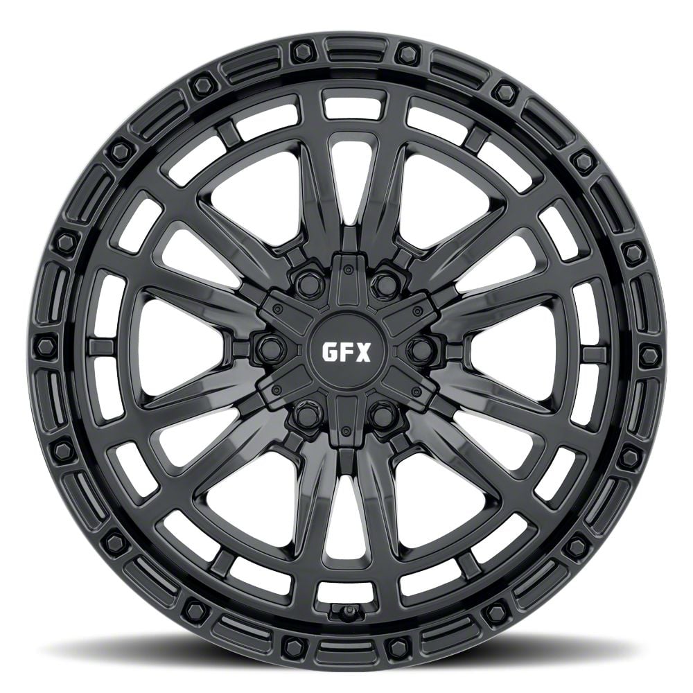 G-FX F-150 TR-24 Matte Black 6-Lug Wheel; 18x9; 12mm Offset T24 890 ...