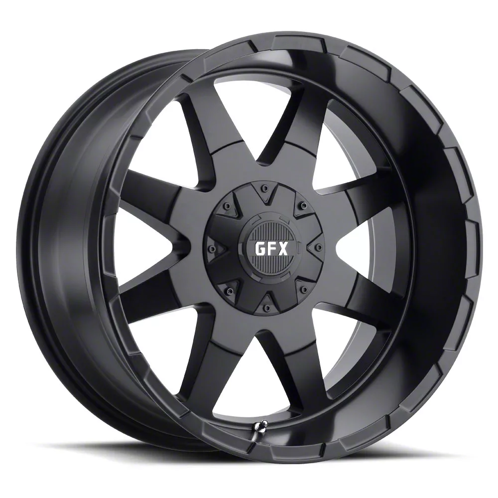 G-FX RAM 1500 TR-12 Matte Black 5-Lug Wheel; 17x9; 0mm Offset T12 790 ...