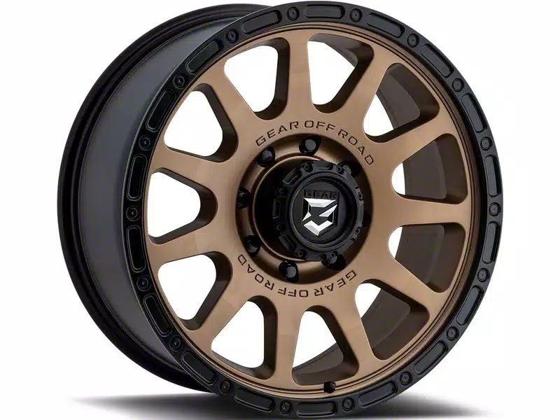 Gear Off-Road Sierra 1500 Proto Call Satin Bronze 6-Lug Wheel; 17x8.5 ...