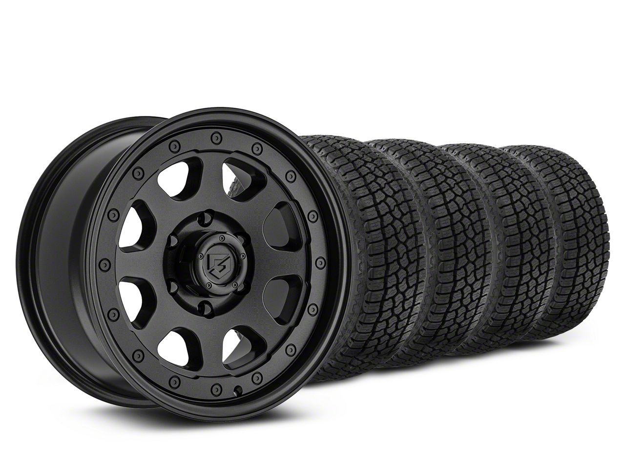 F-150 17x8.5 Gear Off-Road 774 & 33in Milestar All-Terrain Patagonia AT ...