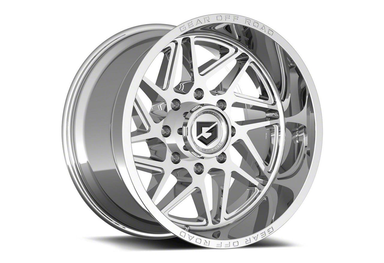 Gear Off-Road F-250 Super Duty Ratio Chrome 8-Lug Wheel; 18x9; 18mm Offset 761C-8908718 (17-22 F ...