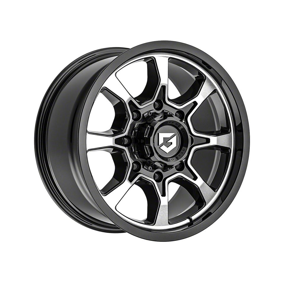 Gear Off-Road F-350 Super Duty 772 Gloss Black Machined 8-Lug Wheel ...