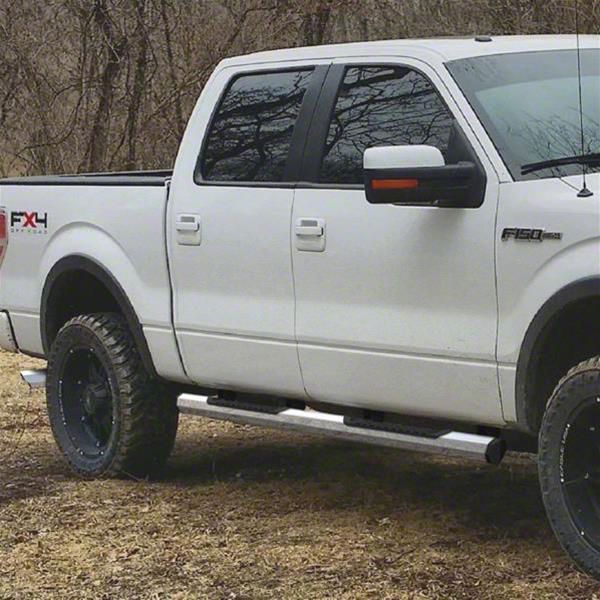 GEM Tubes F-150 Octa Series Nerf Side Step Bars; Chrome 300026 (09-14 F ...