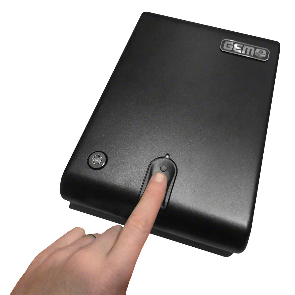 GEM Tubes Sierra 3500 Biometric Fingerprint Scanner Lock Box/Pistol ...