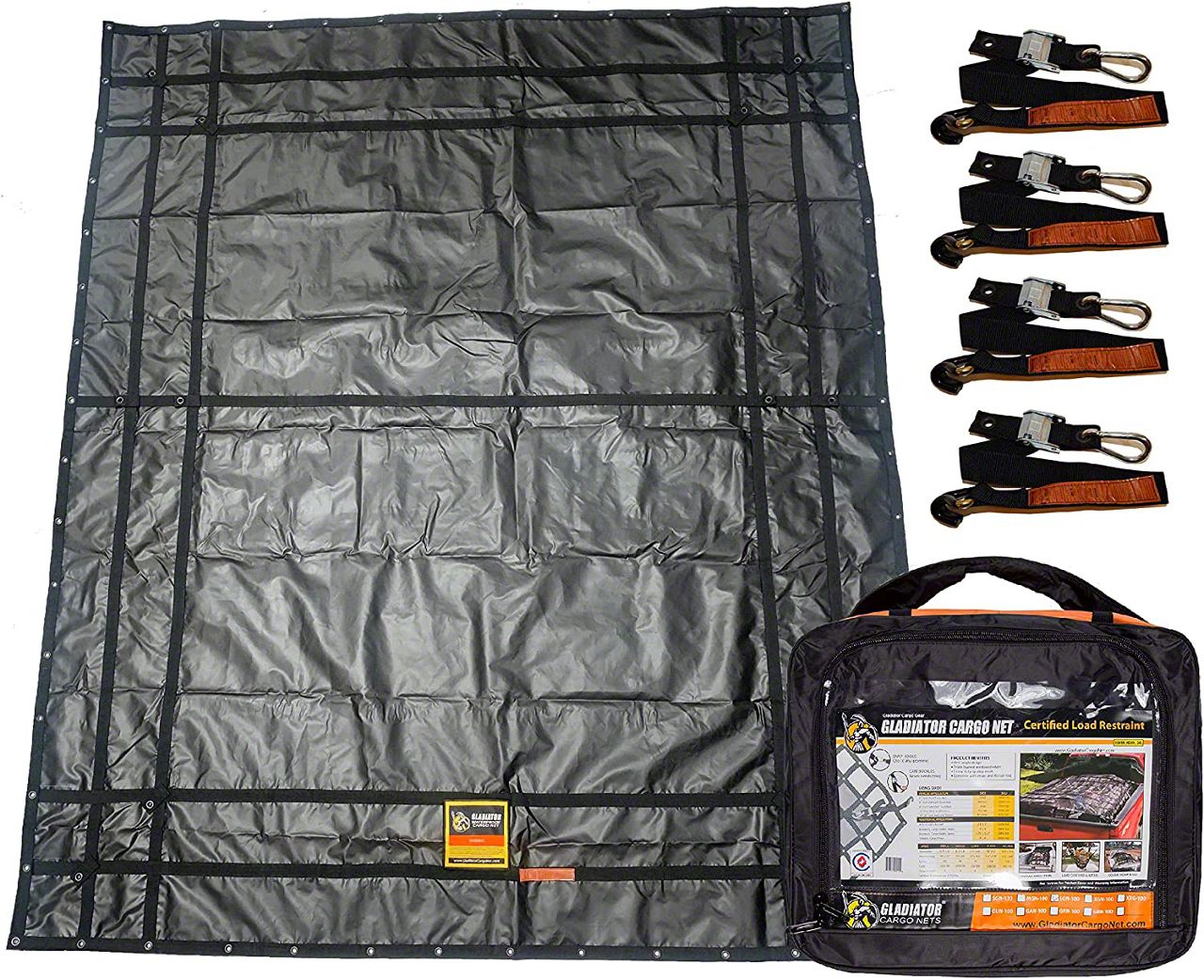 Gladiator Cargo Nets Sierra 2500 Waterproof Cargo Net; Large LGW-100 ...