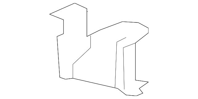 GM Sierra 1500 Bumper Bracket; Front Left; Inner 22767056 (07-13 Sierra ...