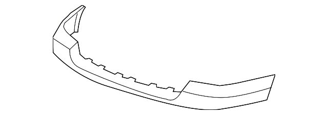 GM Sierra 1500 Bumper Cover; Front Upper 25783584 (07-13 Sierra 1500 ...