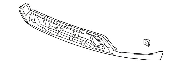 GM Sierra 1500 Bumper Cover; Front Lower 84225826 (19-21 Sierra 1500 ...