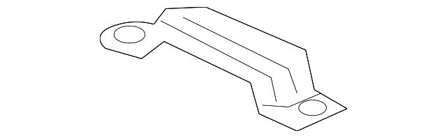 GM Sierra 1500 Bumper Cover Retainer; Front; Impact Bar 23432146 (14-18 ...