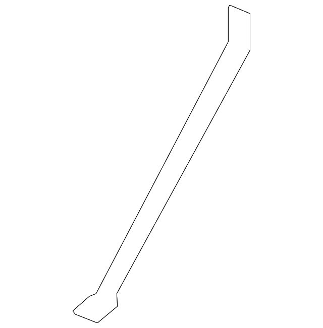 GM Sierra 1500 Bumper Support; Front Left; Brace; Bracket 23388664 (19 ...