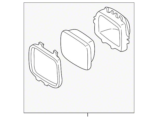 GM Sierra 1500 Headlight Assembly; Left; With Single Rectangular Lamp ...