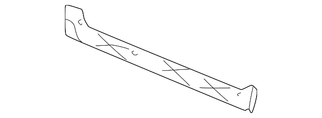 Sierra 1500 Rocker Panel; Inner; Left (99-18 Sierra 1500 Extended Cab ...