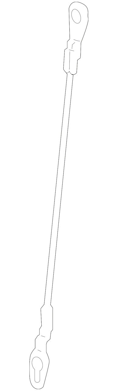 GM Sierra 1500 Tailgate Check Cable; Right 25838261 (07-13 Sierra 1500 ...