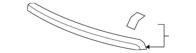 GM Sierra 2500 Hood Molding; Front 20963701 (11-14 Sierra 2500 HD ...