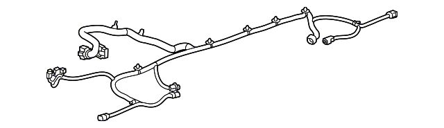 Sierra 3500 Body Wiring Harness; With Parking Aid Sensors; Bumper Rear ...