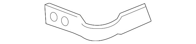 GM Sierra 3500 Bumper Support; Front Right; Impact Bar Brace; Bracket ...