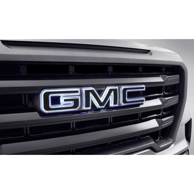 GM Sierra 3500 Illuminated Front Grille Emblem with Tailgate Emblem ...