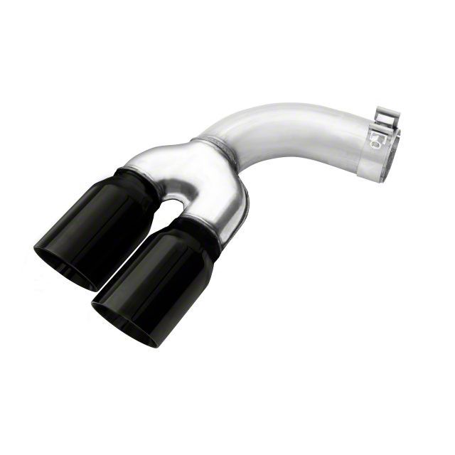 GM Silverado 1500 Direct Fit Exhaust Tips; 3.75-Inch; Black Chrome ...