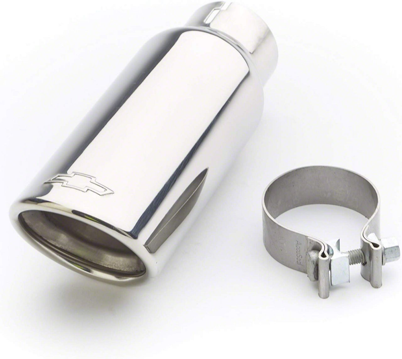 GM Silverado 1500 4-Inch Exhaust Tip - Polished 22799814 (14-18 5.3L ...