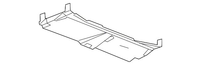 GM Silverado 1500 Bumper Deflector; Front; Dark Gray 23423409 (14-15 ...