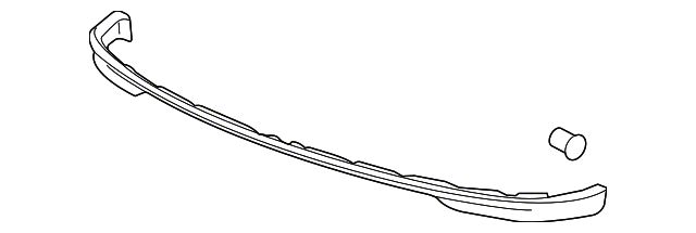 GM Silverado 1500 Bumper Deflector; Front; Without Appearance Package ...