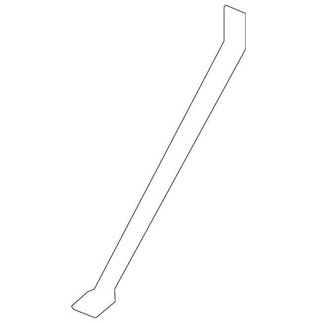 GM Silverado 1500 Bumper Support; Front Right; Brace; Bracket 23388665 ...