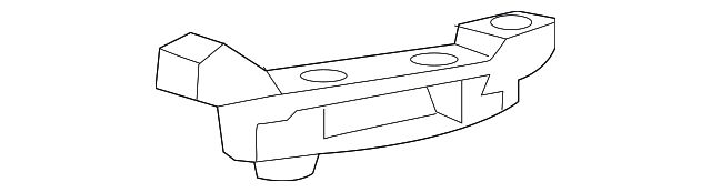 GM Silverado 1500 Bumper Support; Front Left; Side Mounting Guide ...