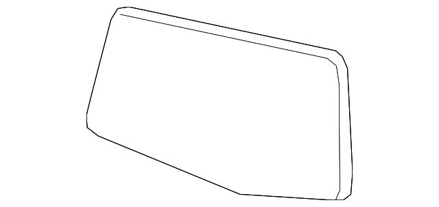 GM Silverado 1500 Door Mirror Glass; Left; Power; Heated; Without Spot ...