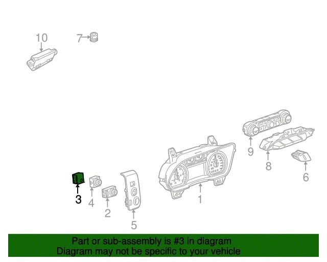 GM Silverado 1500 Electronic Trailer Brake Controller 84109447 (14-18 ...