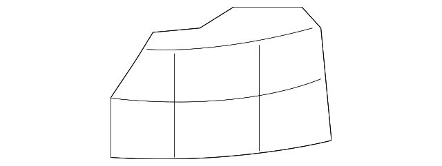 GM Silverado 2500 Bumper Cover Support; Front Left; Support Filler ...