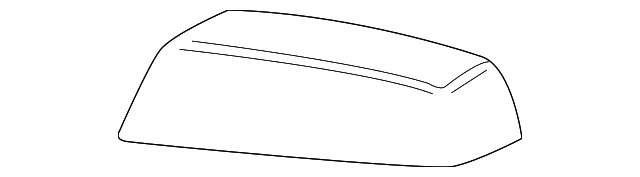GM Silverado 2500 Door Mirror Cover; Right; Textured 22889518 (15-19 ...