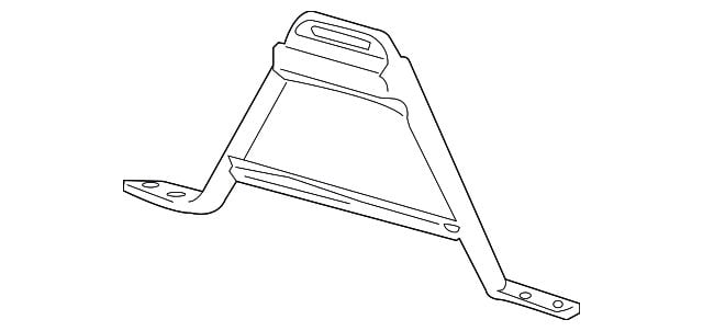 Silverado 2500 Radiator Support; Front Brace (07-10 Silverado 2500 HD ...