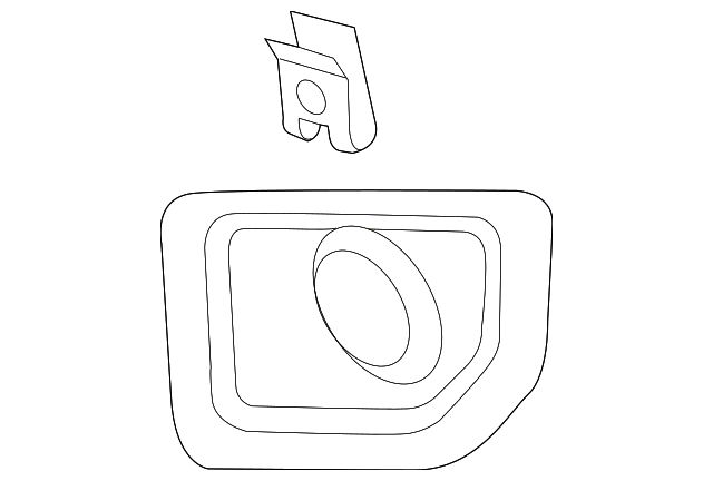 GM Silverado 3500 Bumper Insert; Front Right; Fog Lamp Bezel; Painted ...