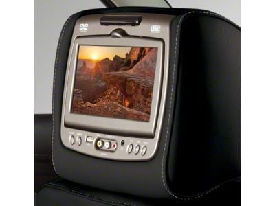 GM Tahoe Rear-Seat Entertainment System with DVD Player; Jet Black ...