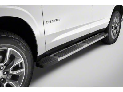 GM Tahoe Rectangular Running Boards; Chrome 84879863 (21-23 Tahoe ...