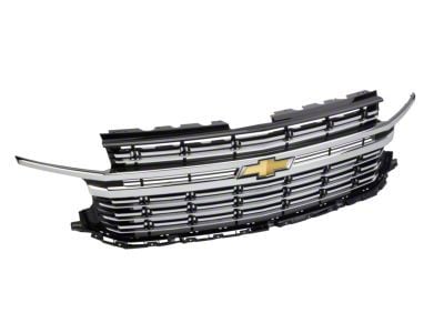 GM Tahoe Upper Replacement Grille with Bowtie Emblem; Chrome 84329543 ...