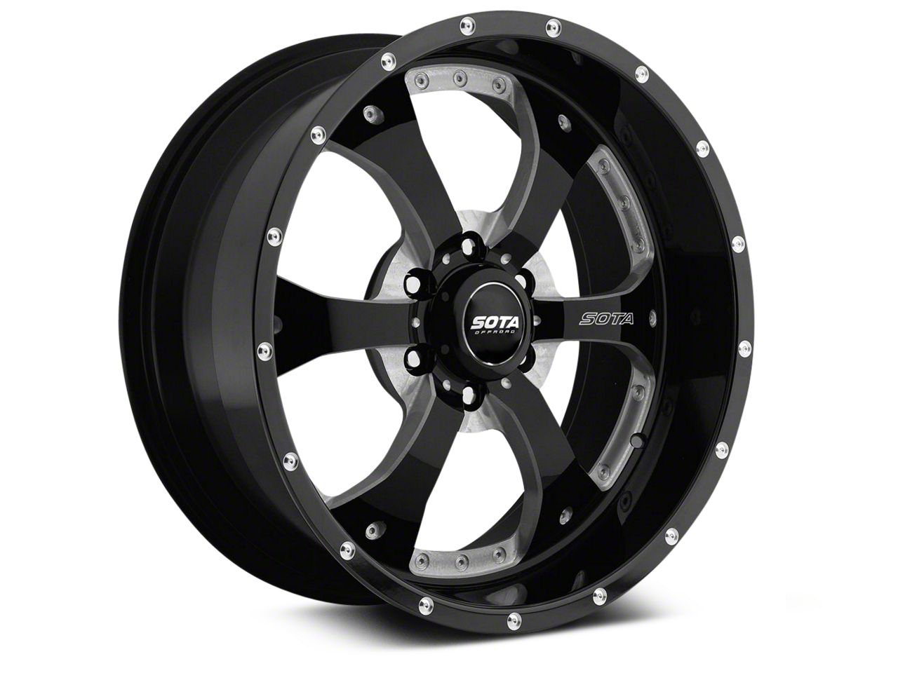 SOTA Off Road Sierra 1500 NOVAKANE Death Metal 6-Lug Wheel; 18x9; 0mm ...