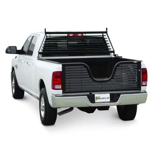 Go Industries F-250 Super Duty Flat Iron Headache Rack; Black 20755B ...