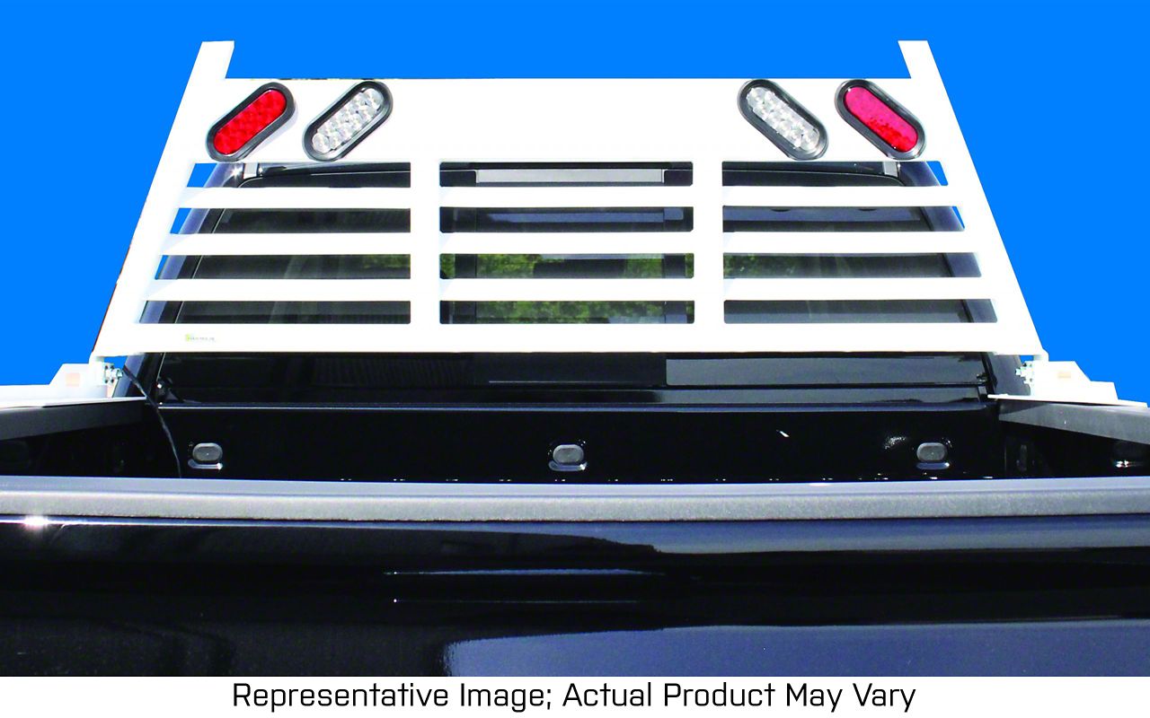 Sierra 1500 Heavy Duty Lighted Headache Rack; Black (19-26 Sierra 1500 ...