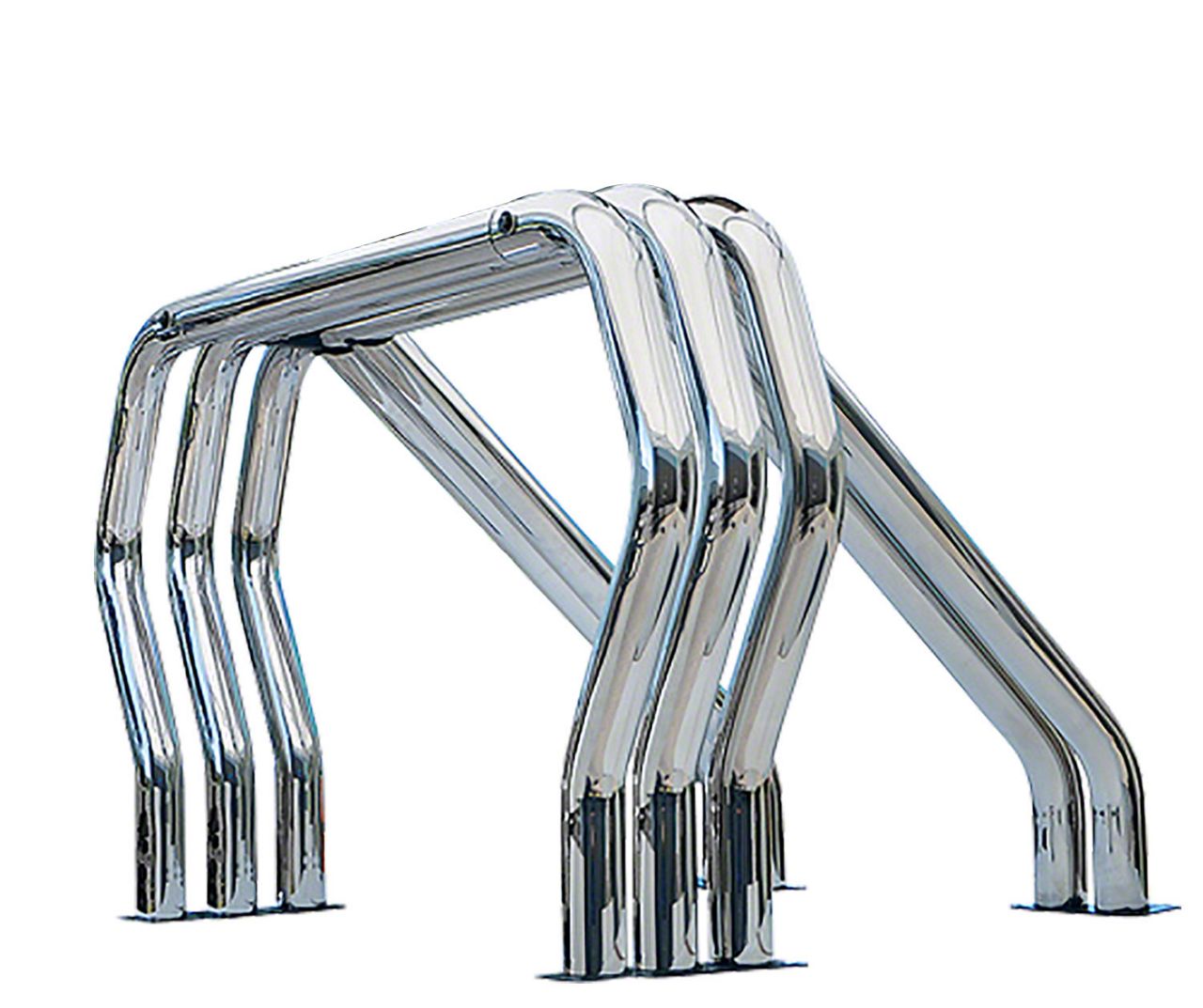 Go Rhino RAM 2500 Triple Bar/Double Kicker Bed Bar; Black 9009560TDB ...