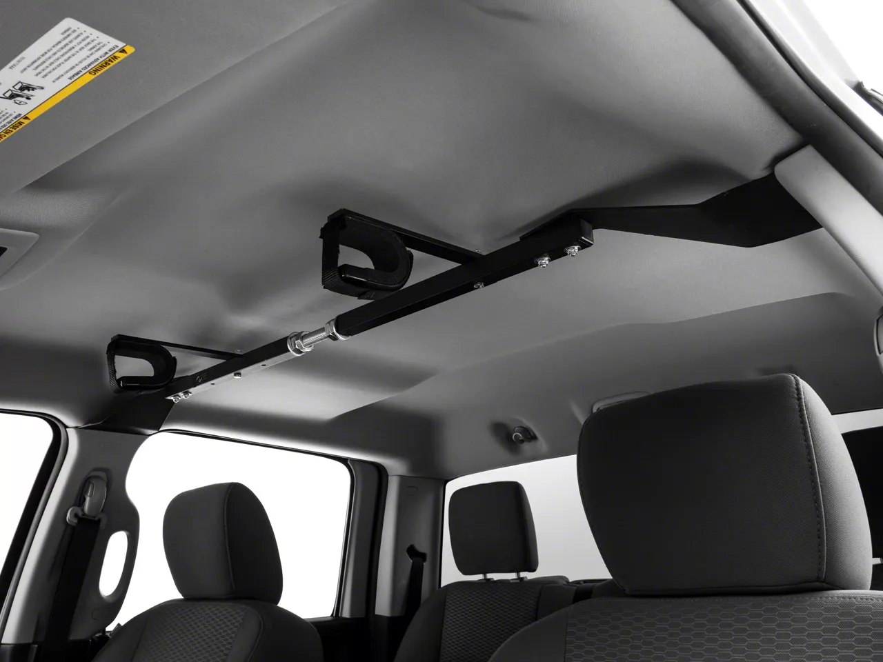 RAM 1500 Center-Lok Overhead Gun Rack; Holds 1 Gun (09-25 RAM 1500 Crew ...