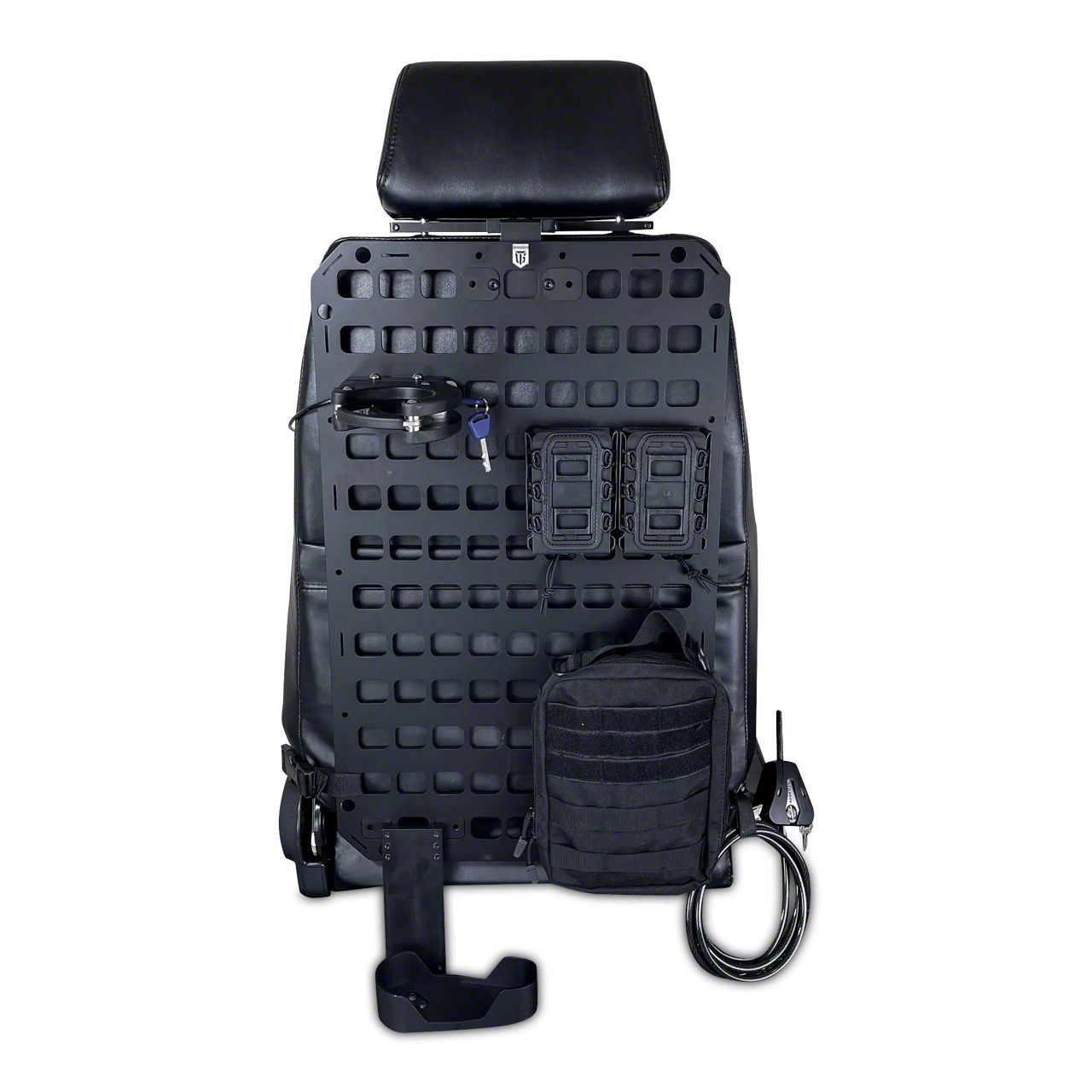 Grey Man Tactical F-150 RMPX Vehicle Locking Rifle Rack MOLLE Panel ...