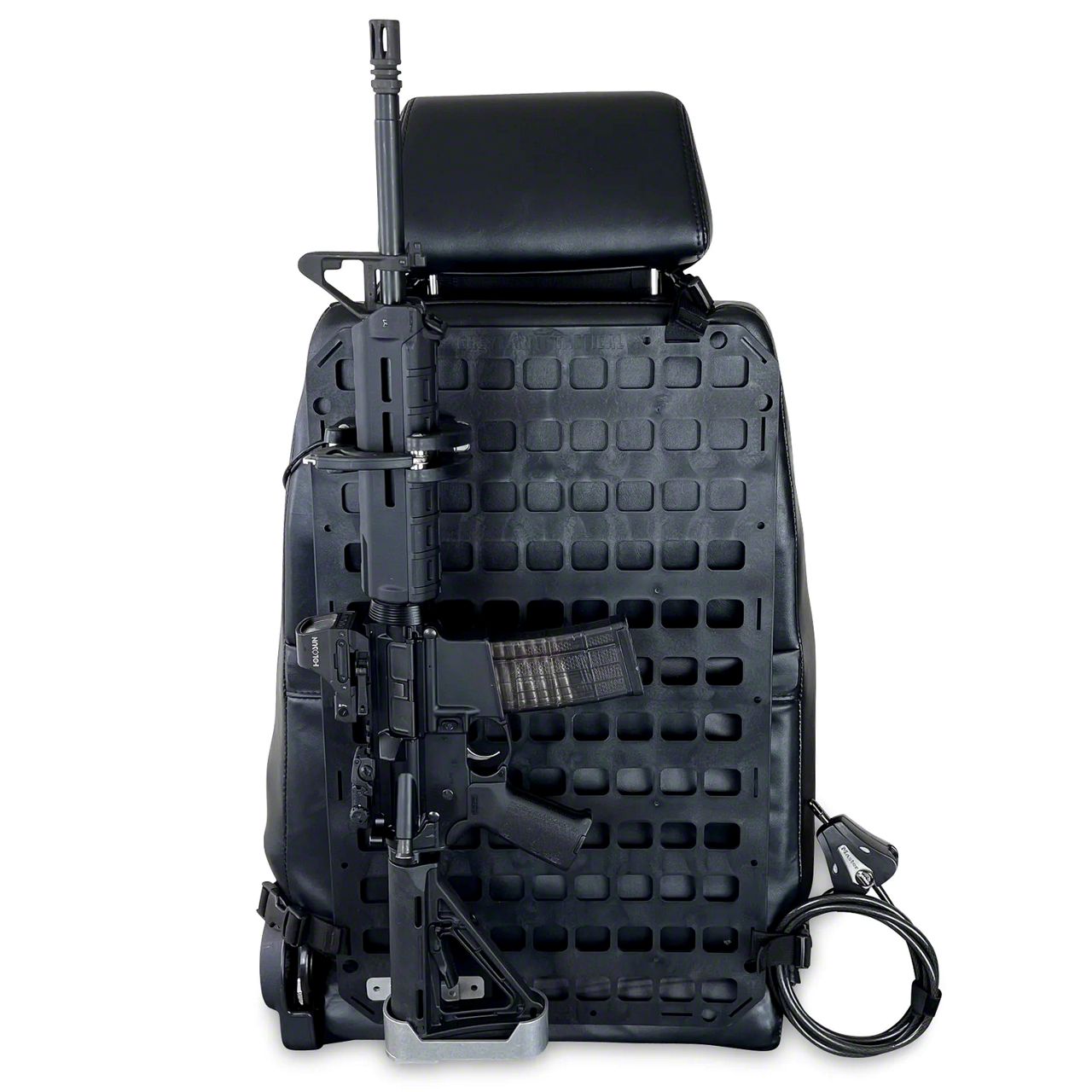 Grey Man Tactical Tahoe RMP Vehicle Locking Rifle Rack MOLLE Panel with ...