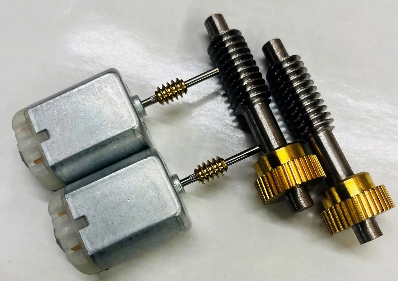 GruvenParts F-350 Super Duty Brass Towing Mirror Gear and Telescope ...