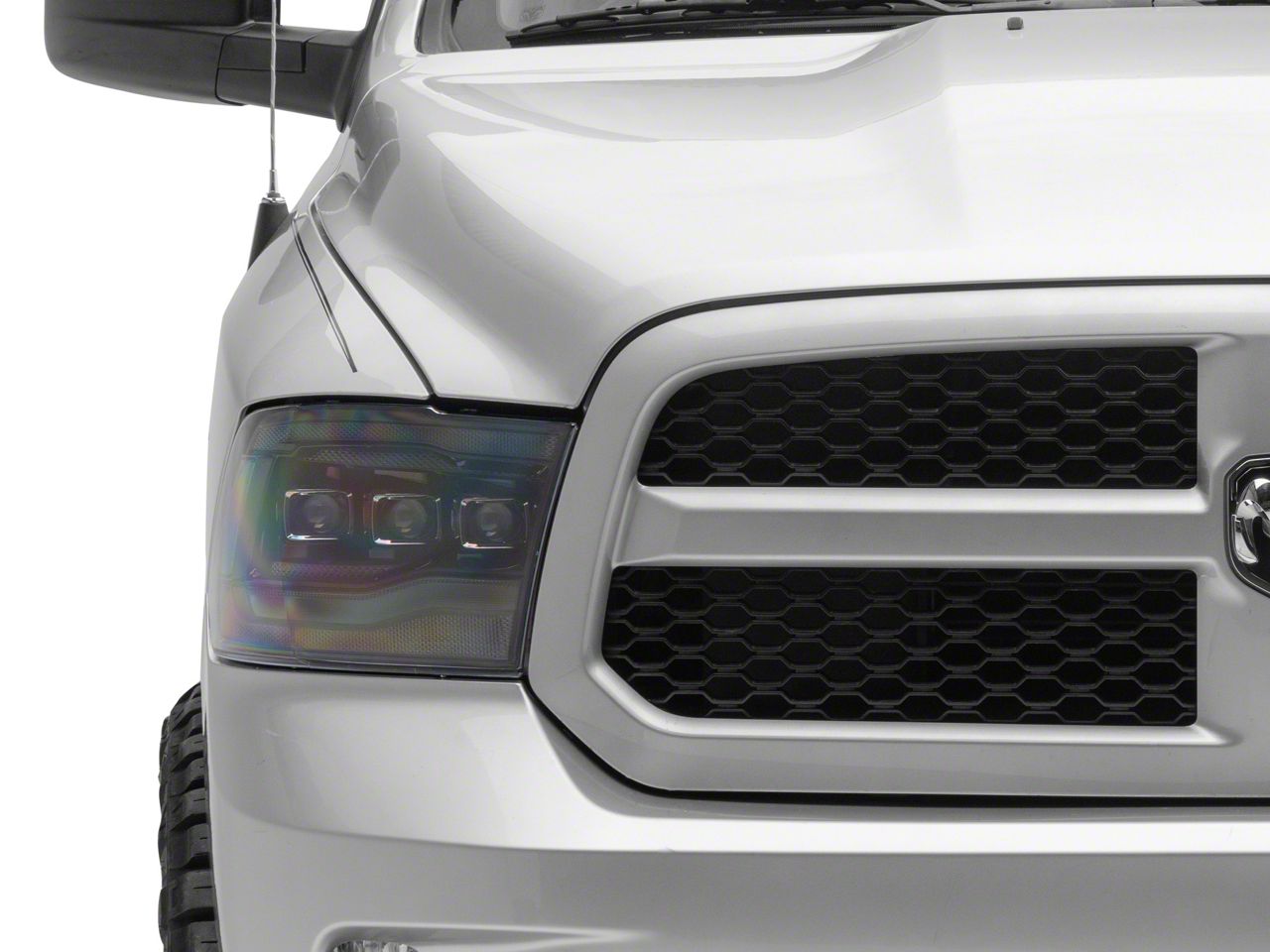 GTR Lighting RAM 1500 Carbide LED Headlights; Black Housing; Clear Lens ...